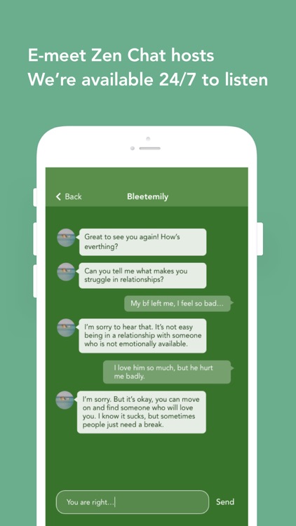 Zen Chat: Emotional Support by Resure Technology Inc.