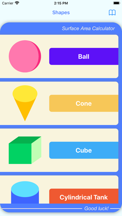 Surface Area Calculator + Cost | Apps | 148Apps