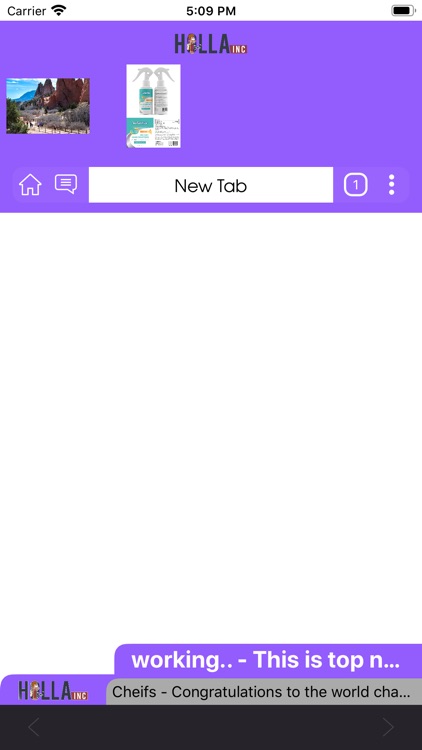 Hello Holla Browser by Holla Inc