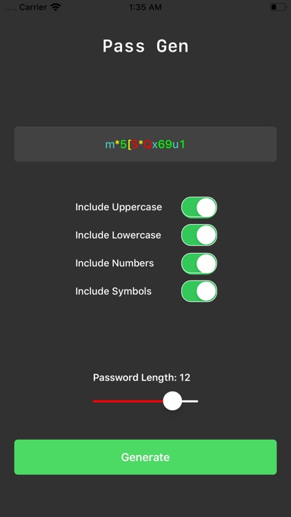 PassGen - Generate Password by Babak Gohardani