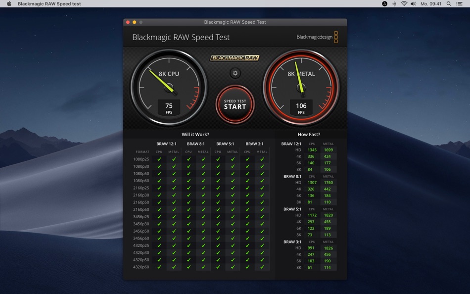 Blackmagic RAW Speed Test от Blackmagic Design Inc - (macOS Приложения ...