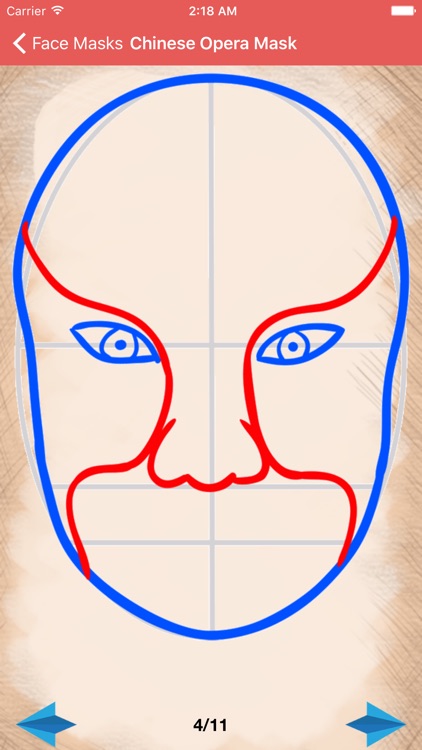 How to draw Face Mask by Thien Nguyen