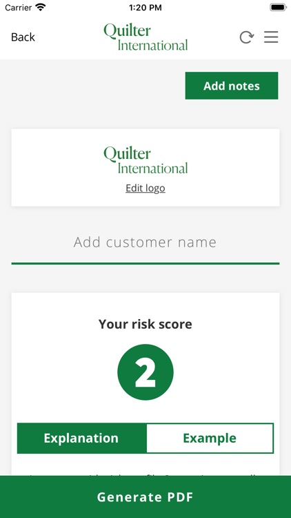 International Risk Profiler by Quilter Business Services Limited