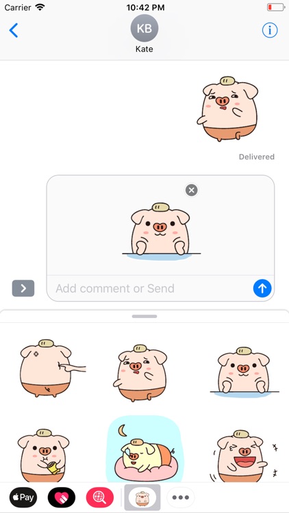 Pig Fun Animated Stickers by Jack Wiliams
