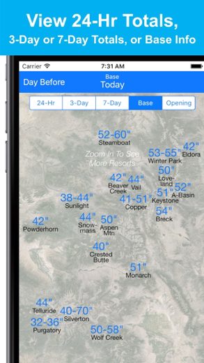 Colorado Snow Map & Webcams for iPhone - APP DOWNLOAD