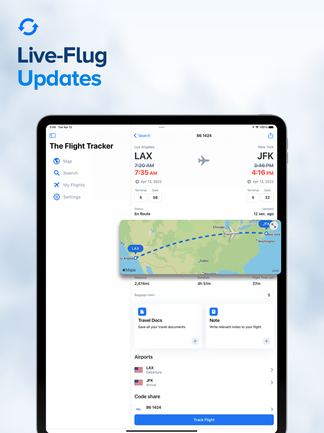Top 5 Best Flight Tracking Apps for iPhone and Android - Nextgenphone
