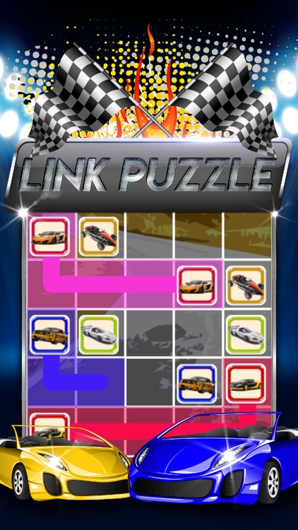 Connect Super Cars Puzzle Logic Games by Thadpong Nuttaradit