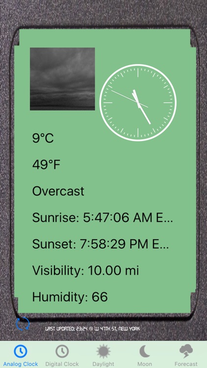 Instant NOAA Weather Clock Thermometer Pro by Calvin Chen