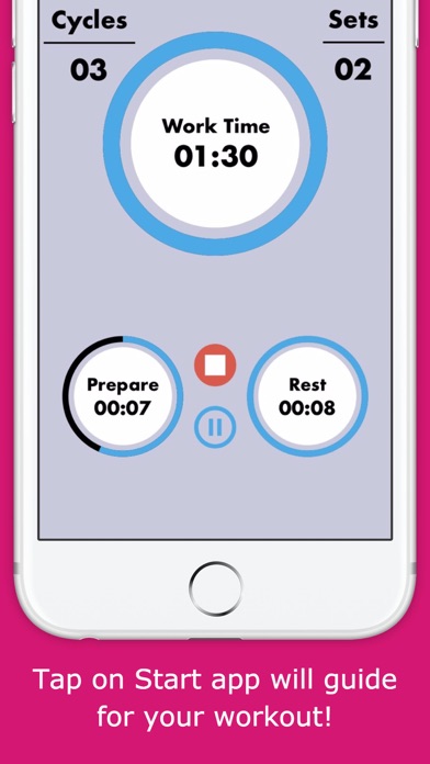 Seconds Interval Timer for TABATA & HIIT Training PC 버전: 무료 다운로드 - Windows 10,8,7 [한국어 앱]