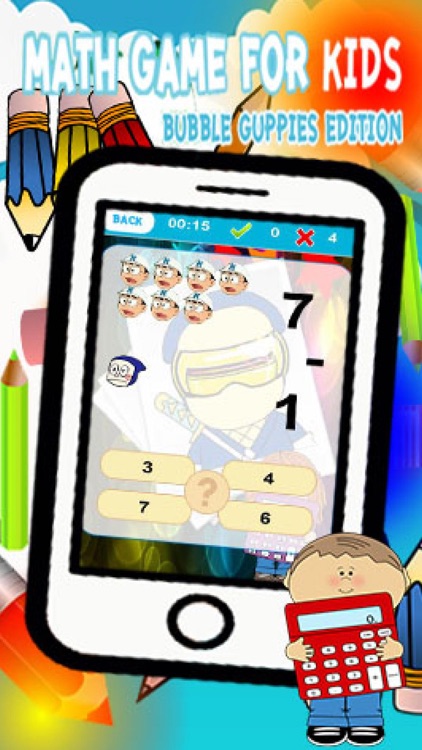 Ninja Anime Math Kids Calculate Version by Numchok Shukdee