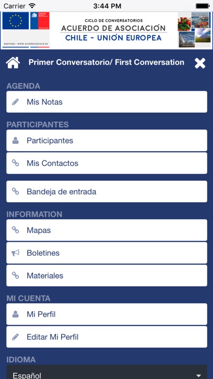 Acuerdo - Chile - UE by Pathable, Inc.