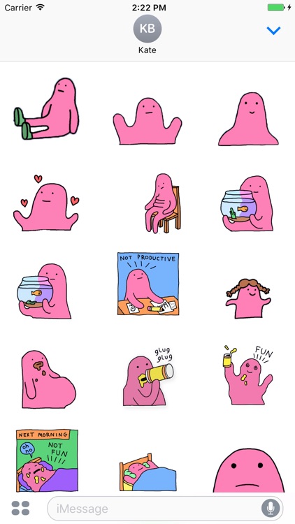 Doodle Blob! Stickers by Bogdan Andresyuk