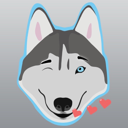 Husky Animated Stickers, Emojis, and Emotes by DeWitt Bro Co LLC
