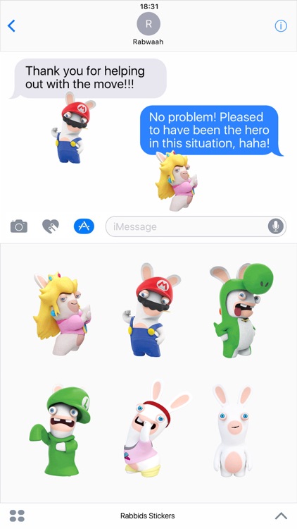 Rabbids Stickers by Ubisoft