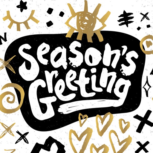 Season's Greeting Stickers by Zoomtic