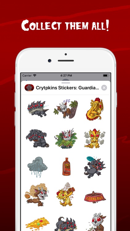 Cryptkins Stickers: Guardians by Cryptozoic Entertainment