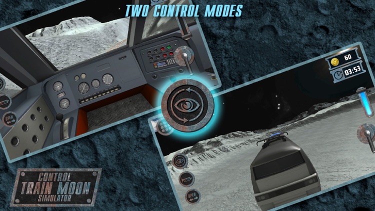 Control Train Moon Simulator by Elena Yashina