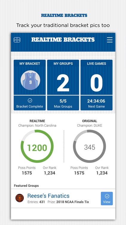Realtime Brackets by Hubstar, Inc.