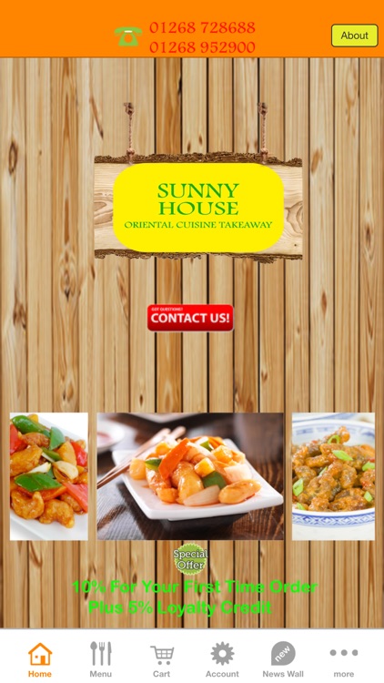 Sunny House Takeaway, Basildon by Vittle Apps