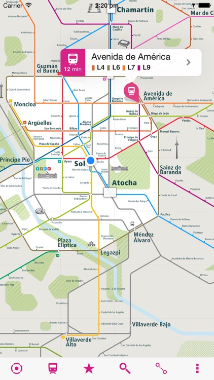 Madrid Rail Map by Urban-Map