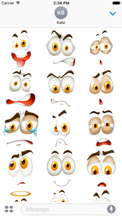 Face Emotion Stickers: Fun Cute Facial Expression PC 버전: 무료 다운로드 ...