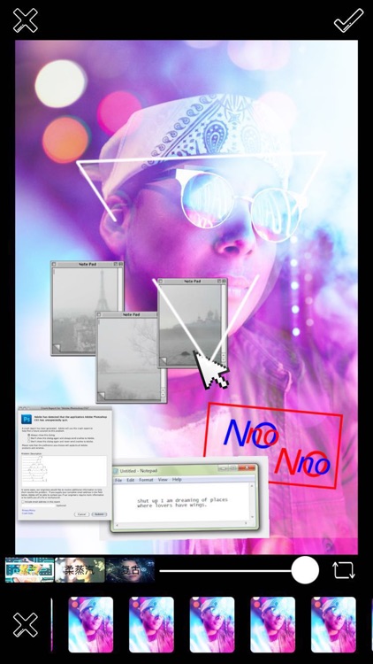 RetroCam - VHS Glitch Editor by Xiaoqian Zheng