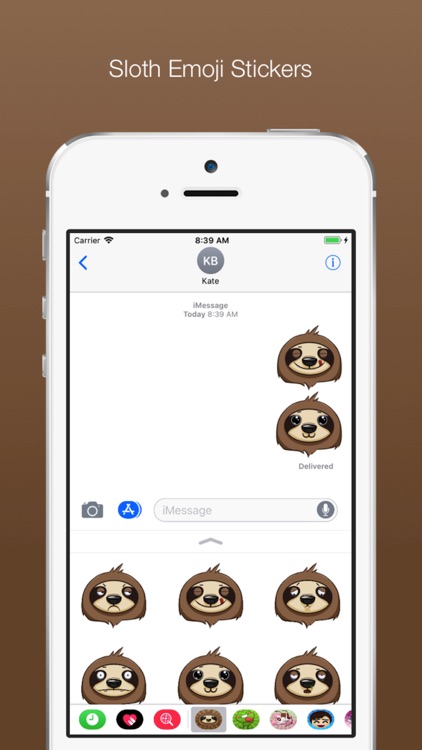 Sloth Emoji's Stickers by El Mehdi LAIDOUNI