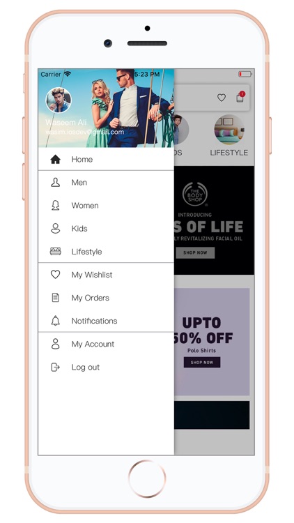 Clicky Online Shopping App by Clicky