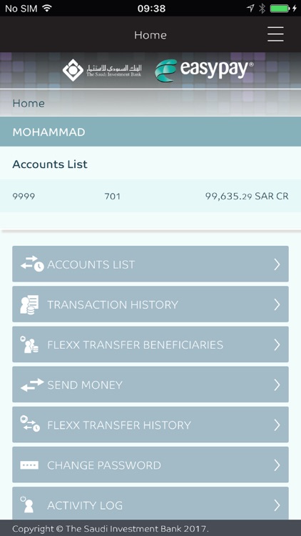 SAIB easypay by The Saudi Investment Bank
