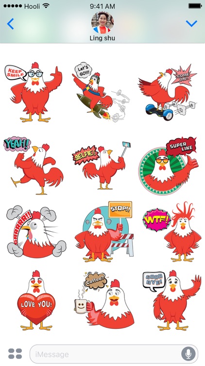 Rooster - Stickers by SuperHTV