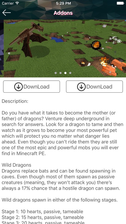 Dragon Addons for Minecraft PE by aiping zeng
