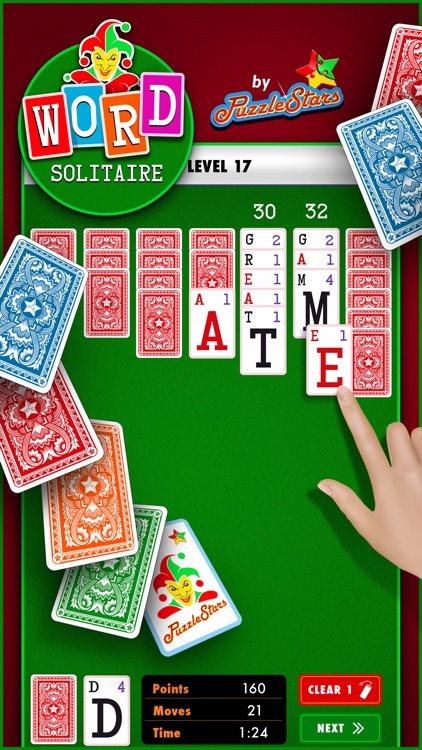 Word Solitaire by PuzzleStars by Candywriter, LLC