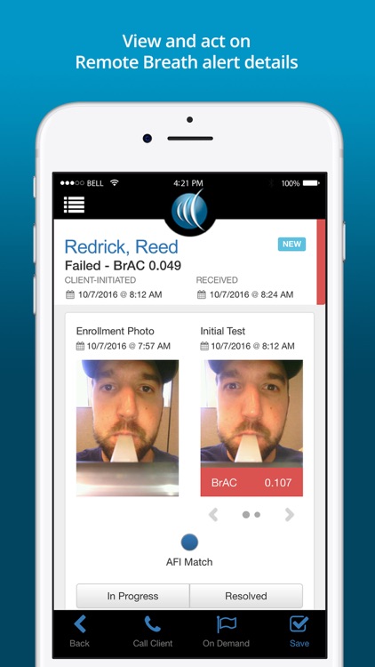 SCRAMnet Mobile by Alcohol Monitoring Systems