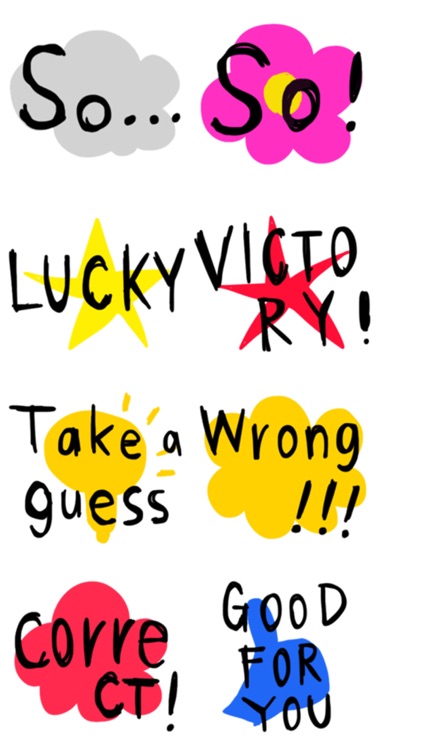 Predefined Text Stickers by Abay Imanberlin