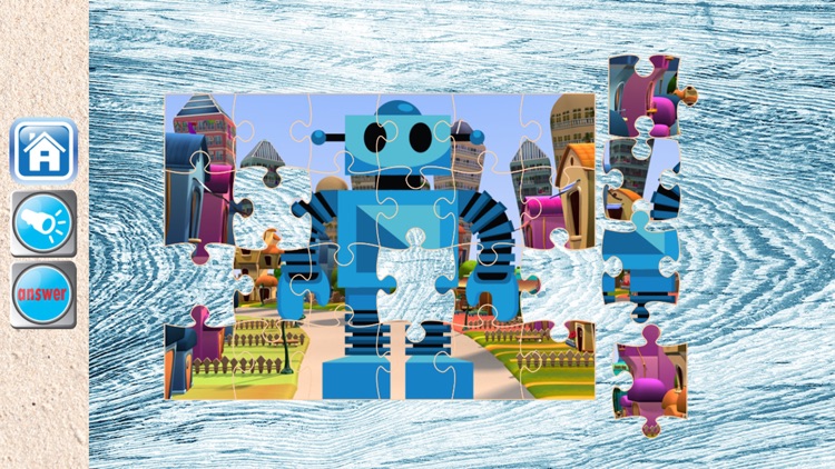 Power Robot Jigsaw Puzzle for Kids by Jareanpong Kittiwan