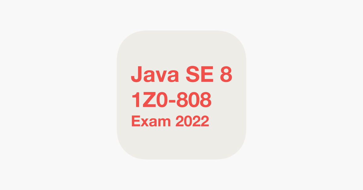 ‎Java SE 8 1Z0-808 Updated 2022 on the App Store