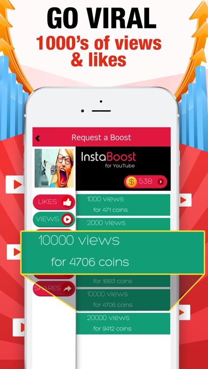 InstaBoost for Youtube Views, Likes, & Dislikes by WickeyWare, LLC