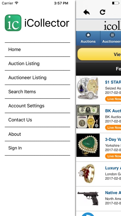 iCollector Live Auctions by Live Auction Group