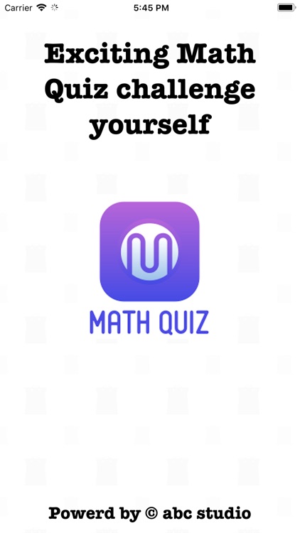 Exciting Math Quiz by Jacob Merrick