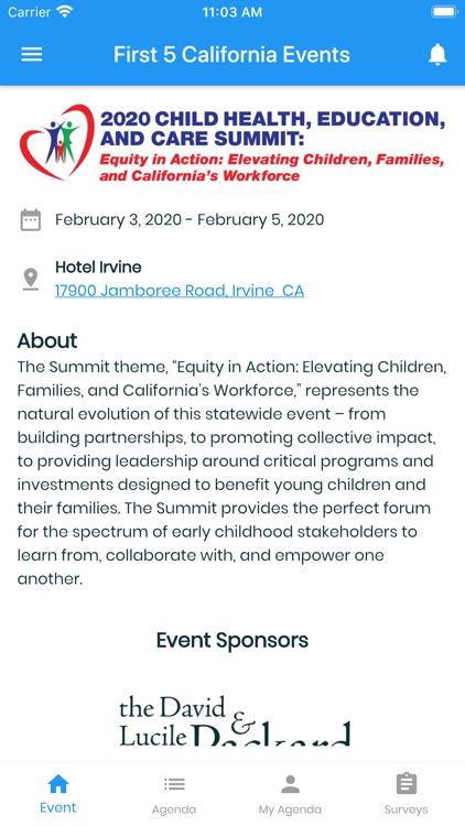 First 5 CA Events by Richard Flores