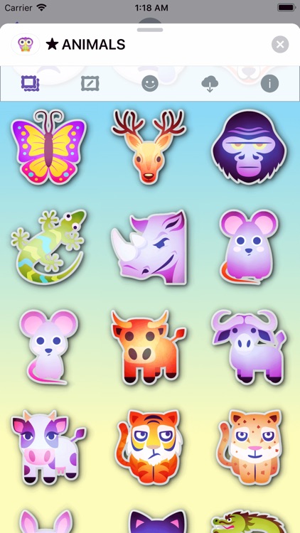Animals Emoji • Stickers by Ghislain Fortin