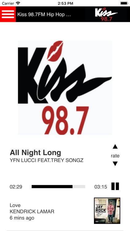 Kiss 98.7 Rap, Hip Hop & R&B by Cenla Broadcasting