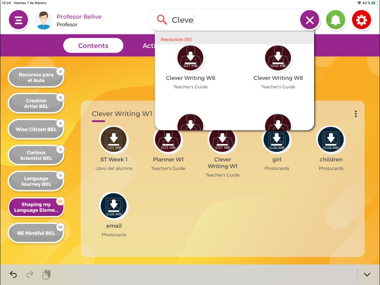 Be+Live app by Grupo Santillana Educacion Global, S.L.