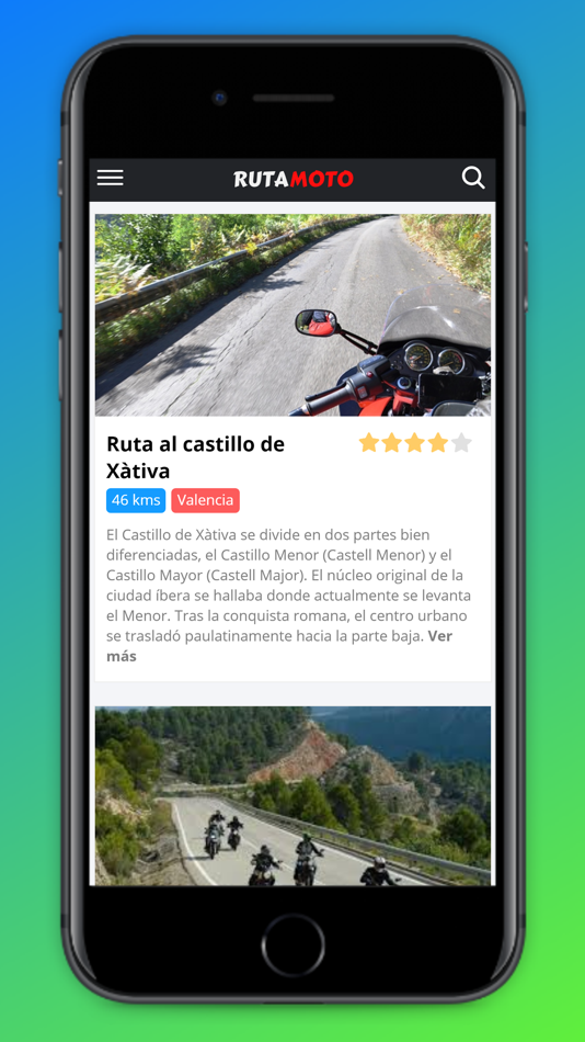 Ruta Moto de FRANCISCO LLORENTE - (iOS Aplicaciones) — AppAgg