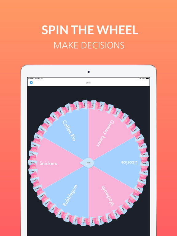Télécharger Spin the wheel - Lucky Decider pour iPhone / iPad sur l'App ... Télécharger Spin the wheel - Lucky Decider pour iPhone / iPad sur l'App ...