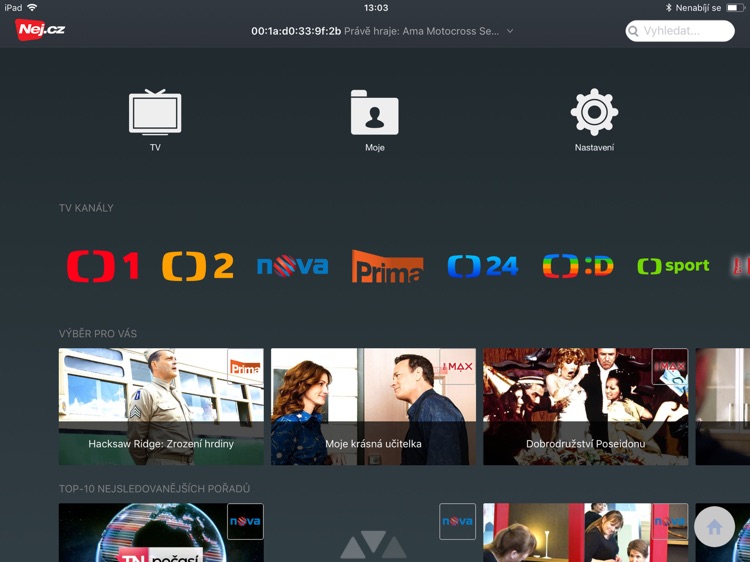 NEJ.cz-tablet iptv player by NEJ.cz
