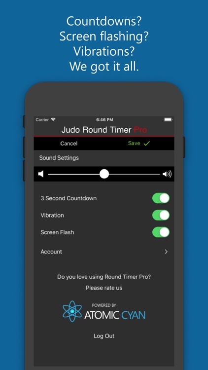 Judo Round Timer Pro by Atomic Cyan