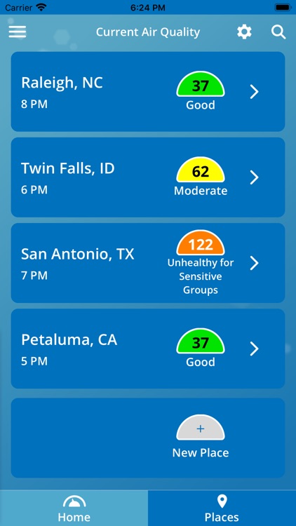 EPA AIRNow by United States Environmental Protection Agency (USEPA)