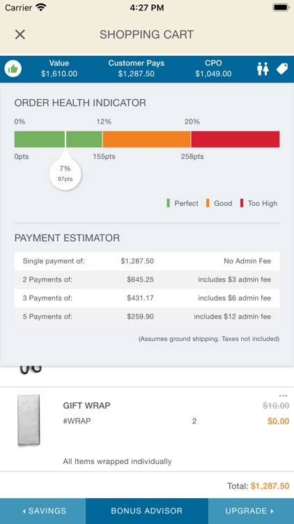 Cutco Orders by Vector Marketing Corporation
