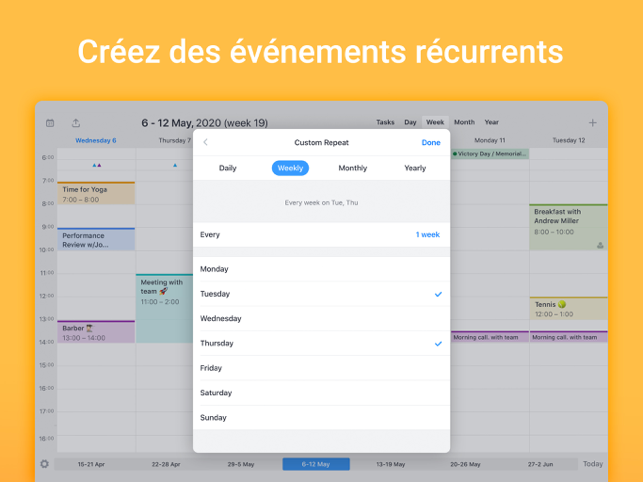 Calendars 5, le calendrier pratique et intelligent (gratuit au lieu de ...